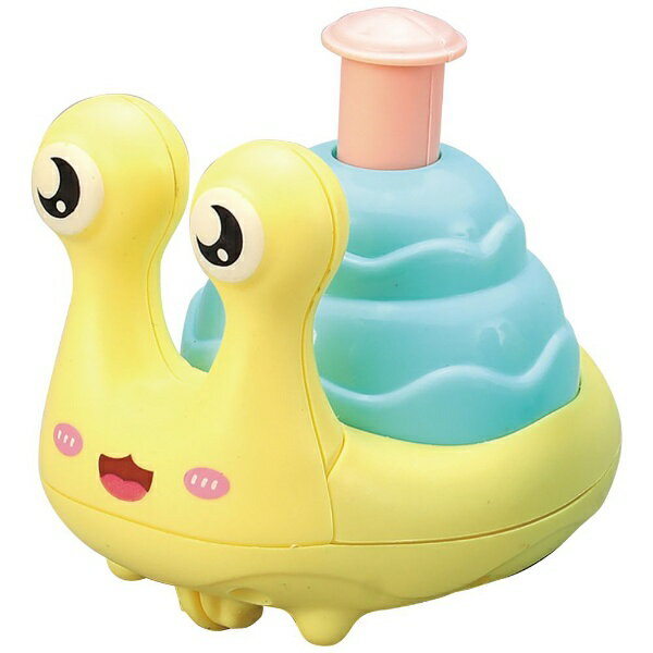 ボタンを押すとかたつむりが走り出す！色取り混ぜ