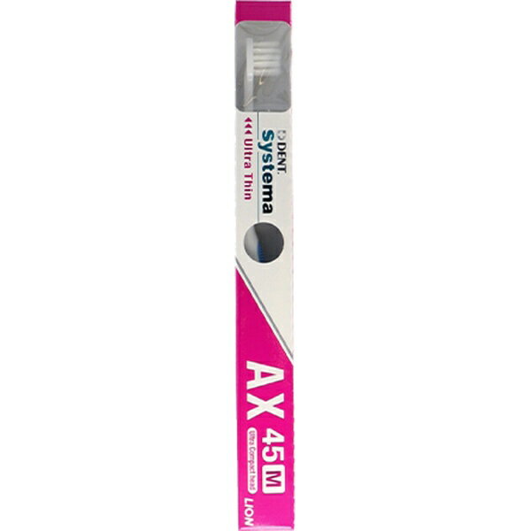 狭い部位でも毛先が届きやすく、口腔内での動かしやすさを追求した設計の歯ブラシです。プラークコントロール性に優れ、狭い歯間部や歯周ポケットに届く、細くしなやかなスーパーテーパード毛を採用しています。