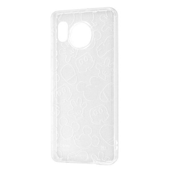 ミッキーマウスのアイコンが散りばめられた可愛いラメ入りケース。カメラレンズに傷が付きにくい。高い透明感で抜群の一体感を実現。衝撃をやわらげる四つ角のエアクッション構造 。ボタンや端子周りまで保護。