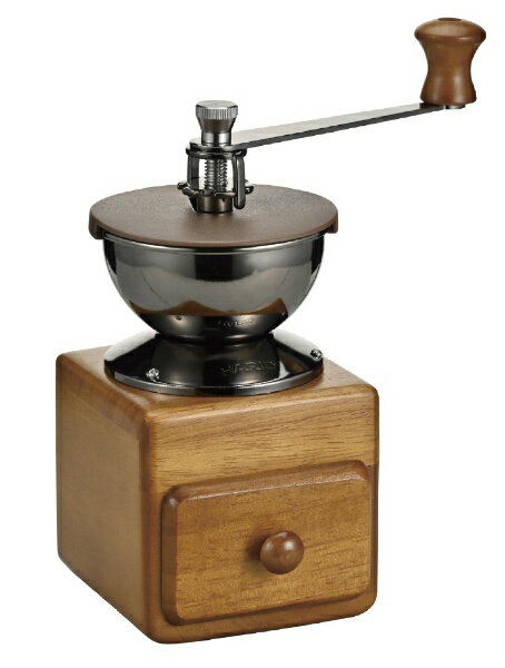 ■コーヒーミルの特徴はコーヒーが放つ香りそのものを堪能でき、コーヒー豆は粉にした瞬間から酸化が進み始めるので、淹れる直前に挽いた、“新鮮”でおいしいコーヒーが楽しめます。■セラミック製の臼を使用しているため、摩擦熱が発生しにくく、熱によるコ...