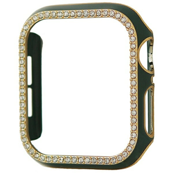 ライン状にダイヤカットストーンをあしらった、Apple Watch（アップルウォッチ）フレームです。■ひとつひとつのストーンがキラキラと輝き、まるでジュエリーのように視線を惹きつけます。■ゴールド、ローズゴールドやシルバーの縁取りがさらに美...