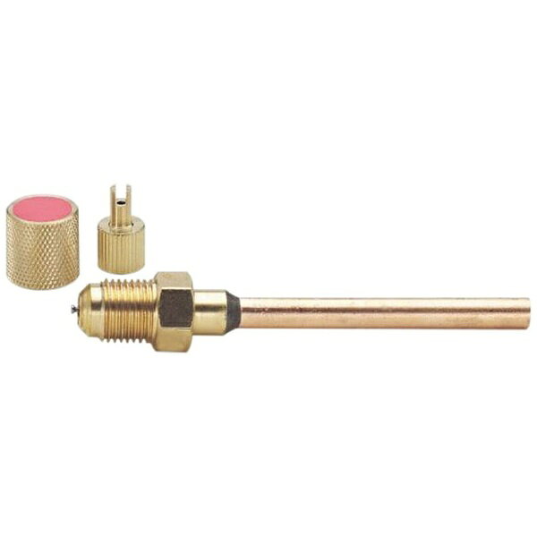 ●入数（個）： 3●R32・R410A用●1/4 銅管付●銅管長（mm）： 60●5/16 フレアオス（ムシ付）●キャップ部分にR410A冷媒色ピンクのシールをつけています。