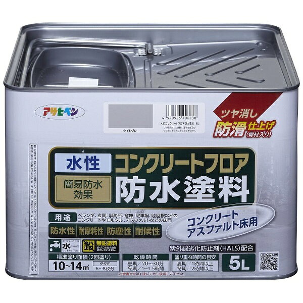 ●ツヤ消し防滑仕上げ。（骨材入り）