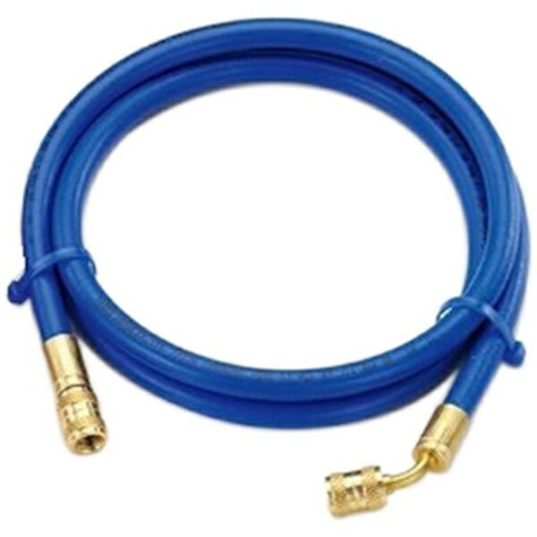 ●入数（本）： 1●色： 青●R134a●長さ（cm）： 240/片側60°●口径： M10P1.5（メス）●ナイロンコーティングのため、高耐圧でより安全なチャージホースです。又、冷媒による材質変化もありません。●チャージホースは、耐圧気密...