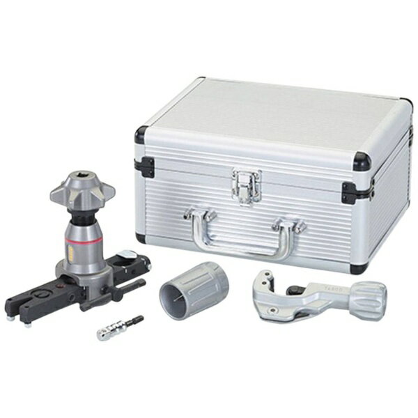 ●入数（個）： 1●＜セット内容＞●フレアツール（TA550CX）●チューブカッター（TA560A）●リーマー（TA530）●専用アルミケース（TA550CS-2）●徹底強化！インパクトドライバ対応！●電動インパクトドライバに対応し、さらに...
