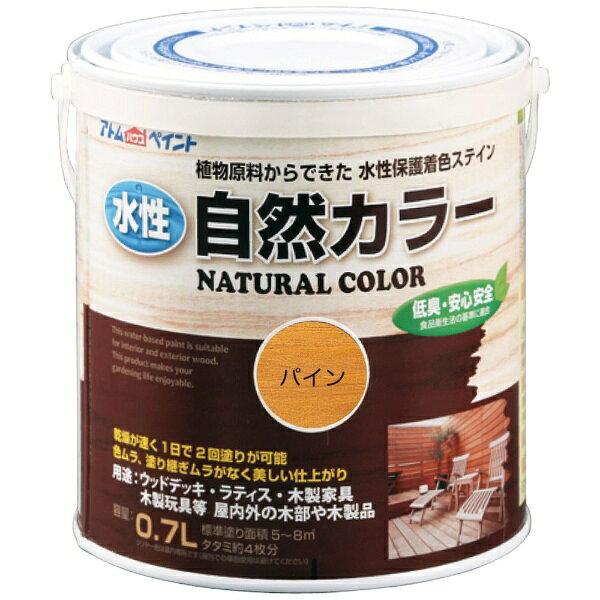 ●植物原料からできた安全性の高いステイン塗料。