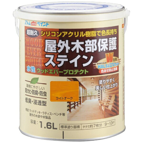 ●シリコンアクリル樹脂にHALS（紫外線劣化防止剤）とUV吸収剤を配合し、木部の長期間色あせ防止と耐久性を向上させました。