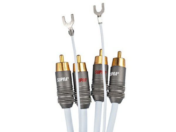 SUPRA PHONO 2RCAケーブルは、SUPRAの40周年記念製品の1つとして開発されたRCA-RCAタイプのPHONOケーブルです。一般的にフォノケーブルはアース線の接続が必要です。SUPRA PHONO 2RCAケーブルは低静電容...