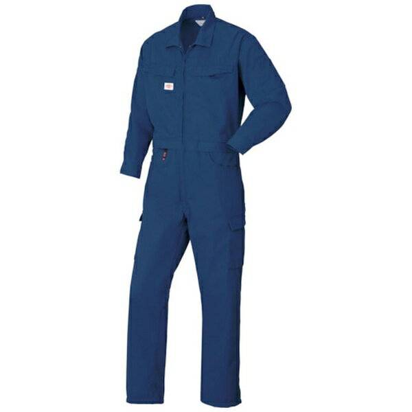 【特長】●トイレに便利な腰割れ仕様を採用しています。【用途】●自動車整備・機械整備などに。●作業全般、他。【仕様】●色：ネイビーブルー●身長(cm)：157〜162●肩幅(cm)：44●胸囲(cm)：110●ウエスト(cm)：94●股下(c...