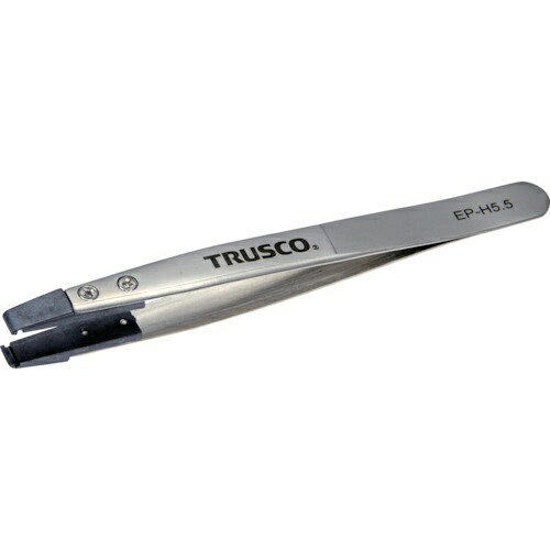 【特長】●チップ交換型のピンセットです。●ESD対策仕様商品です。【用途】●静電気の帯電にデリケートな電子機器や電子部品を扱う現場に最適なピンセット。【仕様】●全長(mm)：116●幅(mm)：10●先端幅(mm)：5.5●先端：先平型●適...