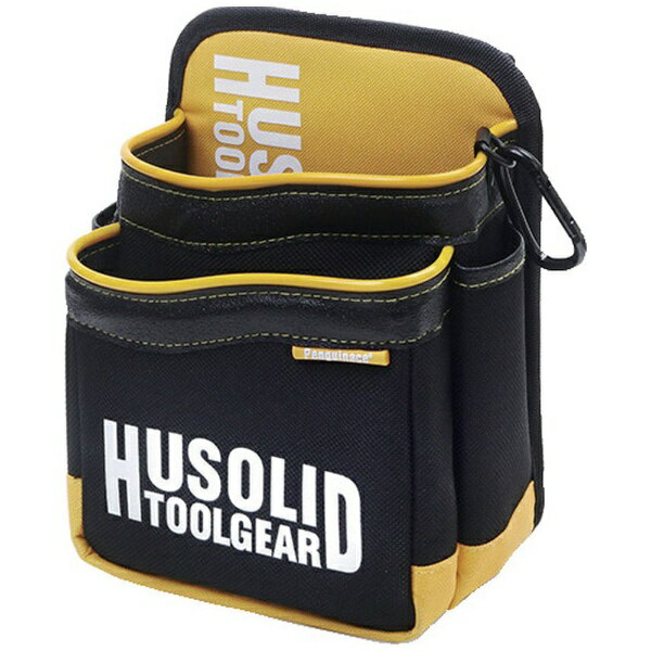 【特長】●2ポケット工具バッグ（カラビナ付き）です。●2段ポケットとカラビナでツールを便利に収納できます。●使い勝手に優れた各種ポケットとカラビナ付きでツールをスマートに収納、内部にはポケット、工具差しを装備し電車での移動時にも最適です。●...