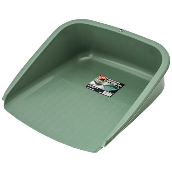 ■耐衝撃性素材を使用し、現場使用に耐え得る強度です。【用途】・建築、土木の現場作業に。【仕様】・色： グリーン・幅（mm）： 440・奥行（mm）： 410・高さ（mm）： 180・品名： リスてみ　小・横（mm）： 440・縦（mm）： ...