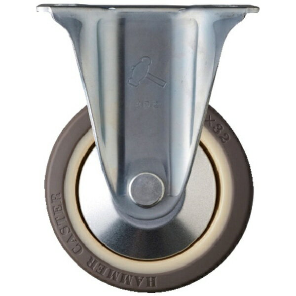 【特長】●旋回式400S/419Sと併用できる、高品質な固定式大型キャスターです。【用途】●重量物運搬用として。【仕様】●許容荷重(daN)：100●許容荷重(kgf)：102●車輪径D(mm)：100●車輪幅(mm)：32●取付高H(mm...