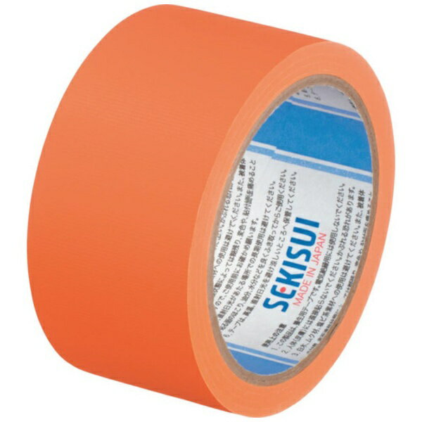 【特長】●手で簡単にまっすぐ切れます。【仕様】●色：オレンジ●幅(mm)：50●長さ(m)：25●厚さ(mm)：0.13【仕様2】●粘着力：5.0N/24mm