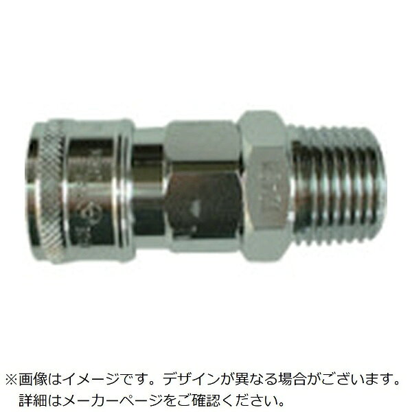 【特長】●工場内のエアー配管からエアー工具の接続まで汎用性に優れています。【用途】●エアー工具配管、各種エアー配管【仕様】●耐圧力(MPa)：2.0●取付サイズ：R1/2●最高使用圧力(MPa)：1.5●接続ねじ部：R1/2●使用流体：エア...