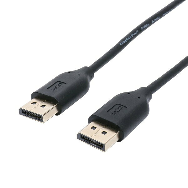 配線しやすいスリムタイプのDisplayPortケーブル。最大4K解像度（3840×2160　60Hz）の出力に対応しています。「4K対応 DisplayPortケーブル スリムタイプ」■取り回しが良く配線しやすいスリムタイプケーブルPCと...