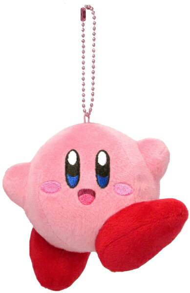 星のカービィ「カービィ」のジャンプポーズのマスコット！「星のカービィ」がぬいぐるみのかわいさそのままに、まんまるのマスコットになりました！カービィをいろんなところに連れて行ってね♪(C)Nintendo / HAL Laboratory,Inc.