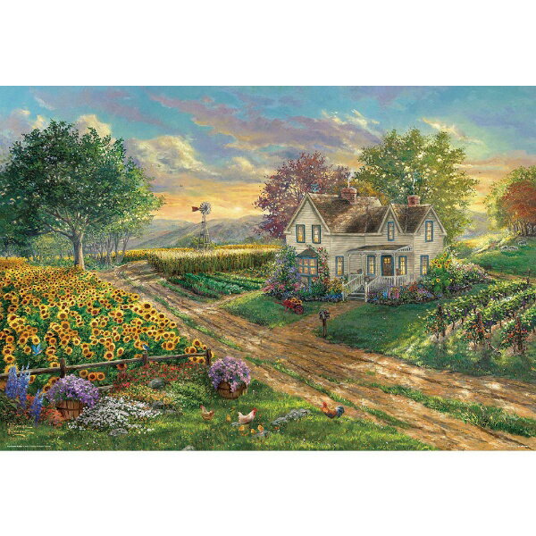 キンケードの新作が登場【仕様】・ピース数： 1000ピース・完成時サイズ： 720×490mm・対応パネルNo．： 10-D（C）Thomas Kinkade Studios