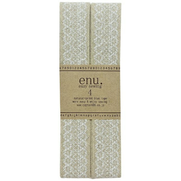 ■肌触りの良いリネン生地に、プリント加工をしたバイアステープです。■中央で折ってふちどりタイプのバイアステープとして縫い付けると、2つの柄が楽しめます。※素材の性質上、生地に小さな黒い斑点がついていますが、汚れではありません。ご安心下さい。