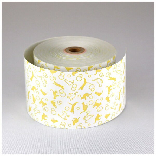 ■淡い黄色がかわいいねこ（猫）柄ファンシーレジ用紙です。■注目度も高いので、お店のイメージアップに最適です。■今までに無いレシートで、差別化を図れます。■豊富なカラーと絵柄を取り揃えておりますので、お店にあったレシートを選べます。【用途】・...