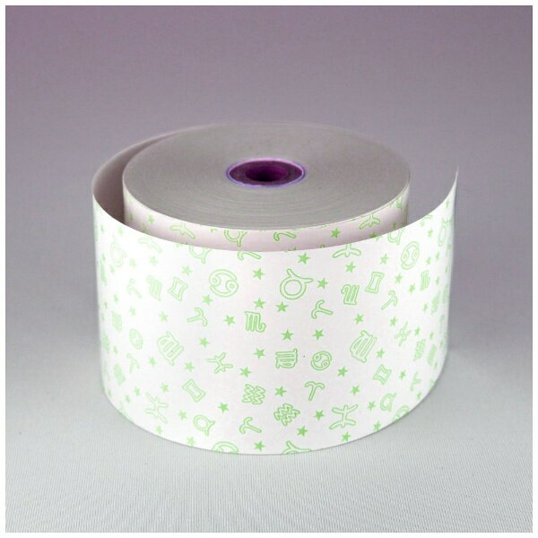 ■淡い緑がかわいい星座柄ファンシーレジ用紙です。■注目度も高いので、お店のイメージアップに最適です。■今までに無いレシートで、差別化を図れます。■豊富なカラーと絵柄を取り揃えておりますので、お店にあったレシートを選べます。【用途】・全面にか...