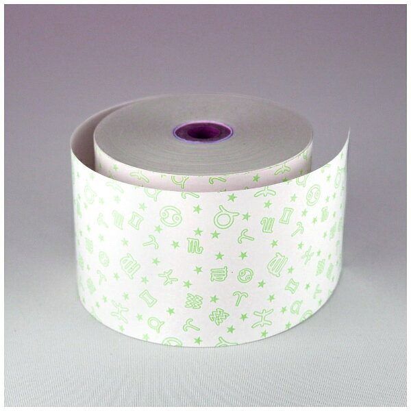 ■淡い緑がかわいい星座柄ファンシーレジ用紙です。■注目度も高いので、お店のイメージアップに最適です。■今までに無いレシートで、差別化を図れます。■豊富なカラーと絵柄を取り揃えておりますので、お店にあったレシートを選べます。【用途】・全面にか...