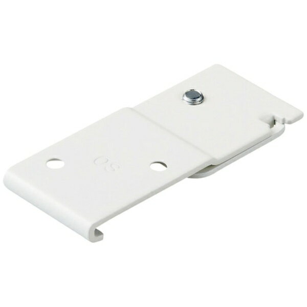 ■天井面が平らな場合に使用します。【用途】・レールを天井面に取り付ける際に。【仕様】・品名： D40天井Sブラケット　ホワイト・適合レール： D40レール・寸法（mm）： 15×80×33・取付穴径（mm）： Φ4.2サラ【材質／仕上】・ス...