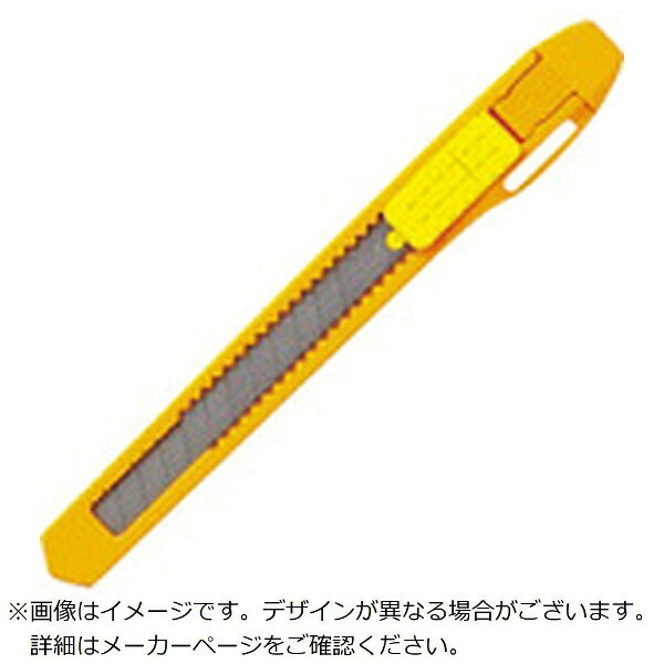 ■カラフルでシンプルなカッターナイフです。■ストラップ穴付ストラップはついておりません。【仕様】・適合替刃： CU−201、CU−203・色： イエロー・タイプ： オートロック式・刃厚： 0.4mm・刃幅： 9.2mm【材質／仕上】・本体：...