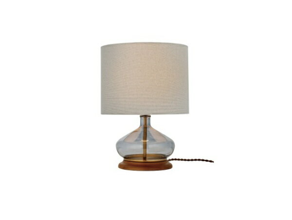 ■電球：電球別売品(E26/60W使用可能) ■サイズ：セードW25×D25×H19cm 全長34.5cm ベース径φ15.5cm ■コード長：210cm ■重量：1kg ■素材：ガラス、布、スチール ■スイッチ：ロータリースイッチ式(ON...