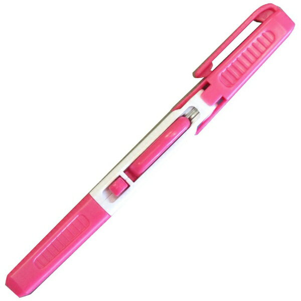 ●折り刃式カッターだから交換OK。●左右両利き手で使える。●安全キャップ＆安心ロック機構。●サイズ：全長136.4mm・最大幅16mm●材質:ABS、ステンレス