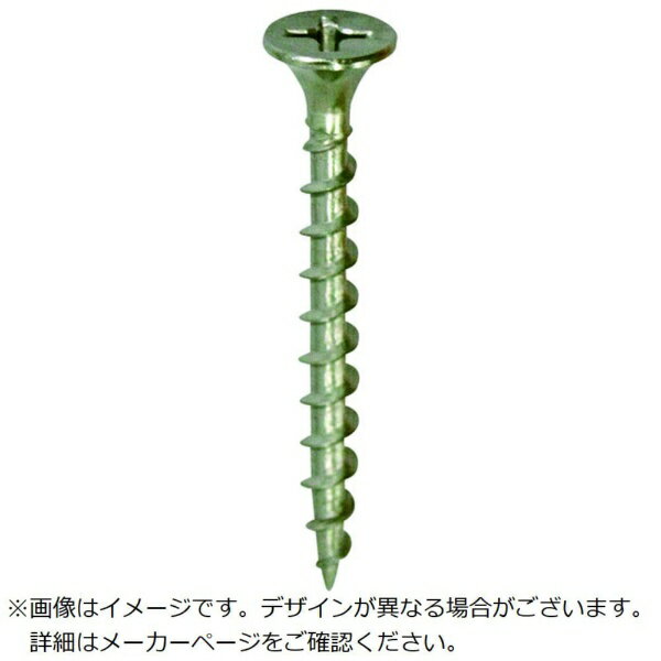 ■ねじ山の間隔が長く（粗目）ねじの溝が深い、電動工具を使って作業するもっとも一般的な木工用ビスです。【仕様】・寸法（mm）d： 3.8・全長（mm）： 32・ねじ部長さ（mm）： 26・タイプ： 全ネジ・頭部径dk（mm）： 8.2・パック...