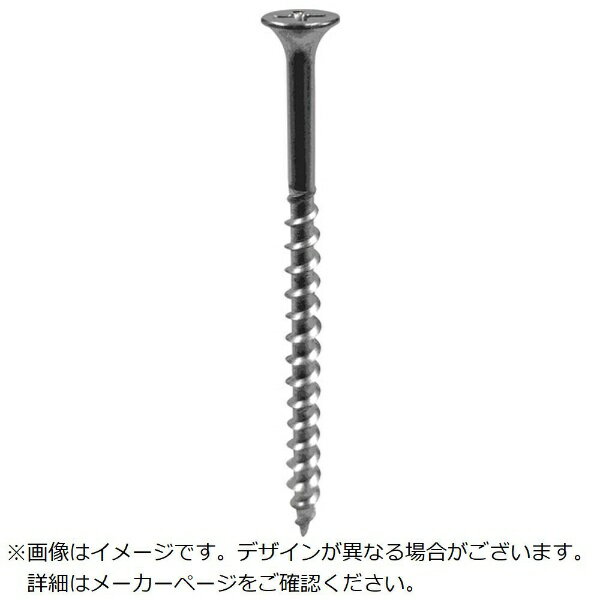 ■マルテンサイト系ステンレス（SUS410）で高強度のコーススレッドです。■ねじ山の間隔が長く（粗目）ねじの溝が深い、電動工具を使って作業するもっとも一般的な木工用ビスです。【用途】・サビにくく、屋外や水廻りの施行に。【仕様】・寸法（mm）...