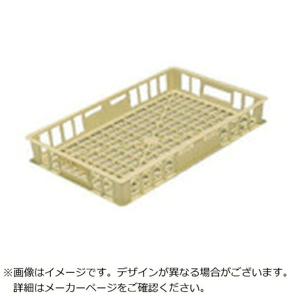 ■通気性が良く生麺や日配品のトレー等の運搬・保管に便利です。【用途】・惣菜・日配品などのトレーの配送・保管。【仕様】・容量（L）： 10・色： アイボリー・外形寸法（mm）間口： 567・外形寸法（mm）奥行： 353・外形寸法（mm）高さ...