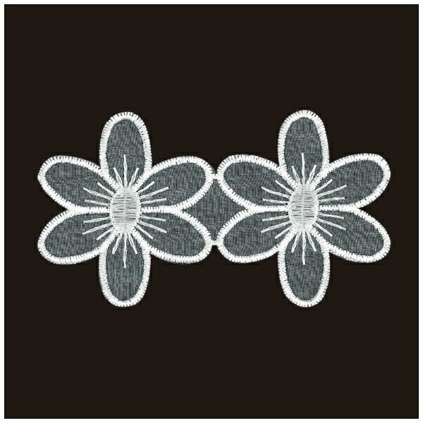 ■リベリーノ専用のフラワー柄レースモチーフです。■お好みの小物等にパーツと一緒に打ち付けて使用します。■アレンジしやすいデザインです。