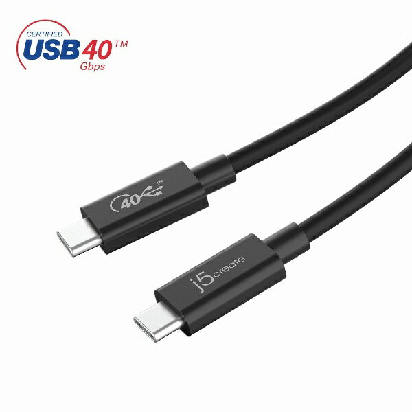 USB4認証を取得し、USB4 Thunderbolt3 Thunderbolt4ポートを備えたデバイスに、PD充電、映像出力、データ転送ができるケーブルです。本製品はUSB認証を取得したクオリティーと安定性を保証できるUSB4ケーブルです...