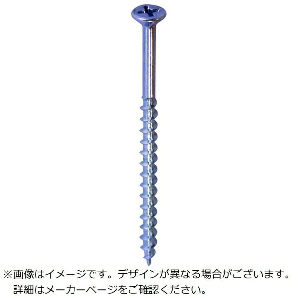 ■頭部下のフレキ加工で木材を切削し、頭浮きを防ぎます。■ねじ山の間隔が長く（粗目）ねじの溝が深い、電動工具を使って作業するもっとも一般的な木工用ビスです。【仕様】・寸法（mm）d： 4.2・全長（mm）： 65・ねじ部長さ（mm）： 45・...