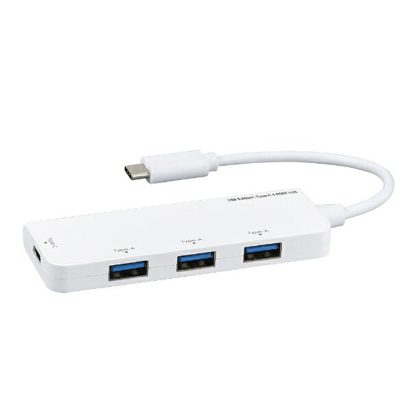 薄くて速い!超高速USB3.2Gen1 Type-C 4ポートハブ。「USB3.2Gen1　Type-C 4ポート変換ハブ」■薄くて速い超高速USB3.2Gen1 Type-C 4ポートハブ。■Type-Cも挿せる!■データ転送が速い!US...