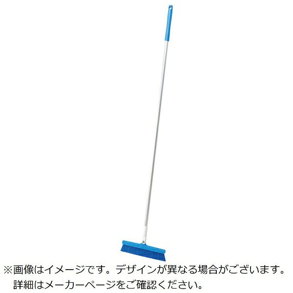 ■色分けされた自在ほうきです。■毛の硬さをソフトとハードからお選びいただけます。【仕様】・色： 青・幅（mm）： 300・長さ（mm）： 30・耐熱温度（℃）： 120・毛質： ソフト・高さ（mm）： 1370・HACCP対応清掃用品【材質...