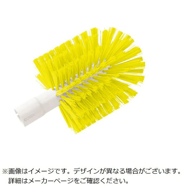 ■ヘッド交換が可能なボトルブラシです。■別売のアルミ柄を取り付けてご使用いただけます。【仕様】・色： 黄・耐熱温度（℃）： 120・横（mm）： 50・縦（mm）： 170・HACCP対応清掃用品