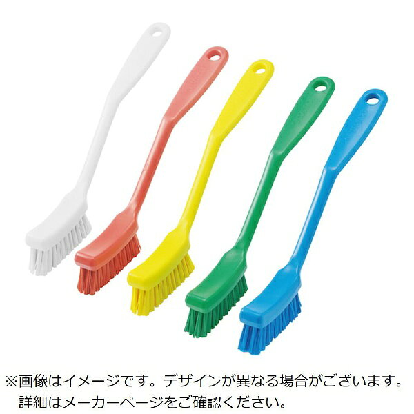 ■持ち手の長いブラシです。■ボディの幅がスリムなタイプです。【仕様】・色： 白・耐熱温度（℃）： 120・線径（mm）： 0.4・全長（mm）： 290・HACCP対応清掃用品【材質／仕上】・本体： ポリプロピレン　毛： ポリエステル