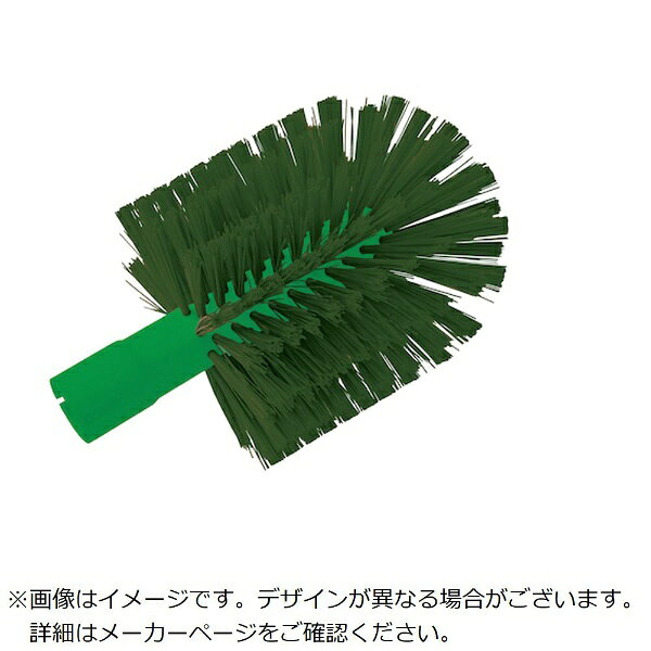 ■別売りのアルミ柄と併用で、ヘッド交換が可能なボトルブラシです。■金属検出器対応です。【仕様】・色： 緑・耐熱温度（℃）： 120・横（mm）： 60・縦（mm）： 180・HACCP対応清掃用品【材質／仕上】・本体： ポリプロピレン　毛：...