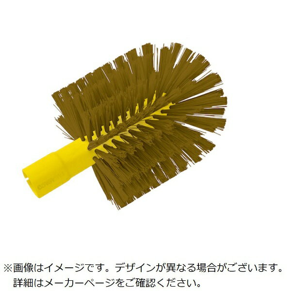 ■別売りのアルミ柄と併用で、ヘッド交換が可能なボトルブラシです。■金属検出器対応です。【仕様】・色： 黄・耐熱温度（℃）： 120・横（mm）： 100・縦（mm）： 200・HACCP対応清掃用品【材質／仕上】・本体： ポリプロピレン　毛...
