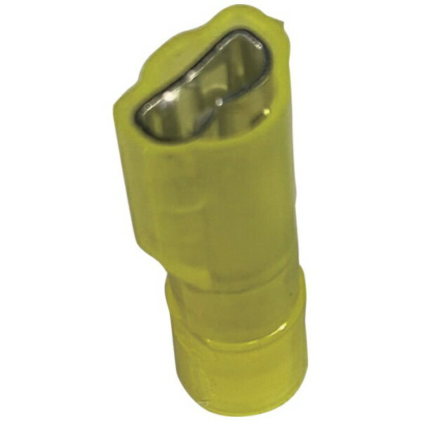 【特長】●ナイロンで完全絶縁されたメス型の圧着端子です。●スリーブなどの絶縁カバーを付ける必要がありません。【用途】●電線の接続に。【仕様】●電線抱合範囲 より線(［［MM2］］)：4.0〜6.0●電線抱合範囲 AWG：12〜10●色：黄●...