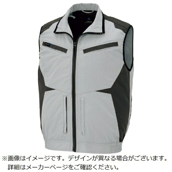 ■フルハーネス外付け専用空調服です。■フルハーネス着用時、目視で確認でき、安全性と快適性を両立します。【仕様】・色： シルバーグレー・胸囲（cm）： 120・肩幅（cm）： 46・着丈（cm）： 66・サイズ： L・生地/高密度ウエザー　平...