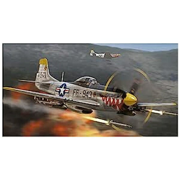 1/72 ノースアメリカン F-51Dマスタングのプラスチック製組み立てキットです。