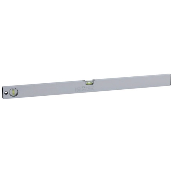 ■6本線気泡管で1/100（1分勾配）・2/100（2分勾配）の測定が出来ます。■精度調整ネジを回して気泡管の調整が出来ます。■V溝付き測定面でパイプ測定可能です。■建材等を傷つけない樹脂製フラット型サイドキャップ付です。■蓄光付で明るい所...