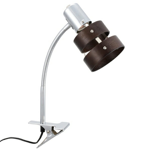 【 特 長 】 ● 光の向きが自由に変えられます。 ● 中間スイッチで点灯・消灯ができます。 ● 強力クリップで簡単に固定できます。 【 仕 様 】 ■ スイッチ：中間スイッチ（ON/OFF） ■ 本体色：ダークブラウン ■ 材質：スチール...