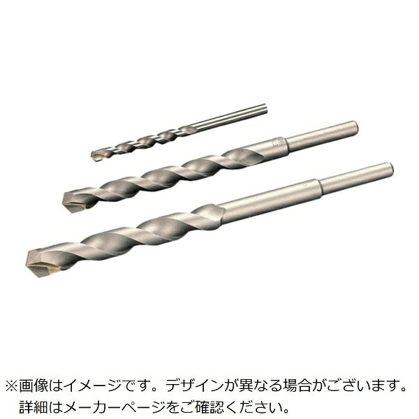 耐久性を重視した超硬チップを採用し、独自設計の刃先形状、角度により抜群の切れ味を実現。刃先径5.0mm以下には、剛性、耐衝撃に優れたSKS材（合金工具鋼）を選定。ドリルの折れ、曲がりを最小限に抑止。最適被削材:コンクリート、ブロック、レンガ...