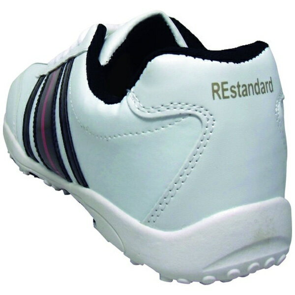 ■ヒモの定番ジョギングシューズです。■アッパーは合皮タイプです。【用途】・一般作業、軽作業、農作業に。【仕様】・寸法（cm）： 24.5・色： ホワイト×ブラック・足幅サイズ： EEE【材質／仕上】・アッパー： 合成皮革・ソール： 合成底