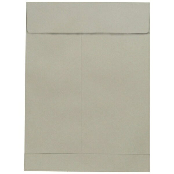 ■色鮮やかなカラークラフトのマチ付き封筒です。【用途】・A4書類（297×210）の封入に最適。【仕様】・タイプ： 角形2号・色： グレー・縦（mm）： 332・横（mm）： 240・幅（マチ）（mm）： 35・〒枠なし・貼り方： 箱貼・口...